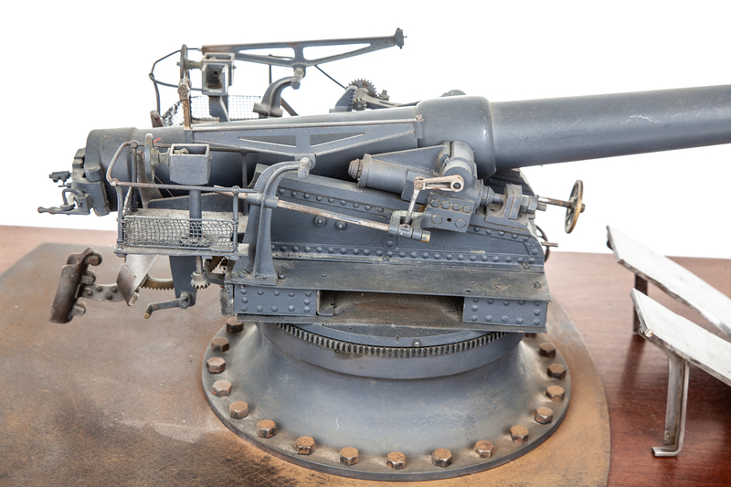 Model of WWII 6-inch “Dual Purpose” Naval Gun | Witherell's Auction House