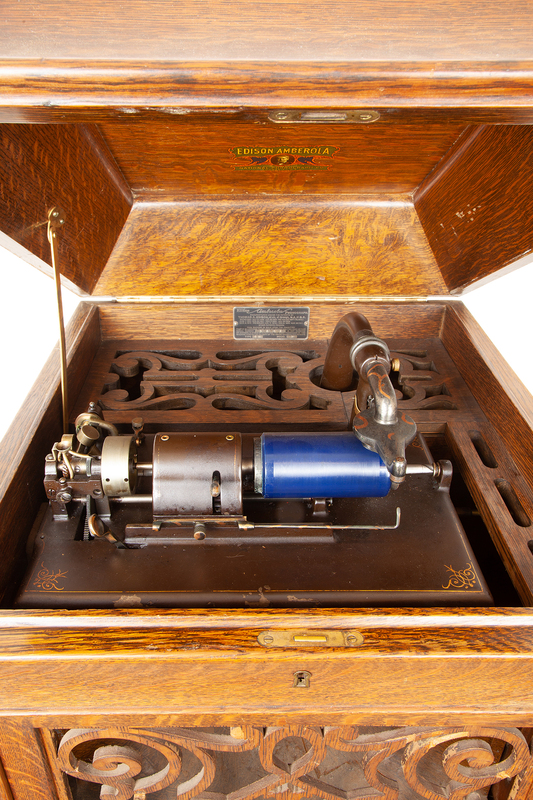 Edison Amberola Model B Floor Phonograph | Witherell's Auction House