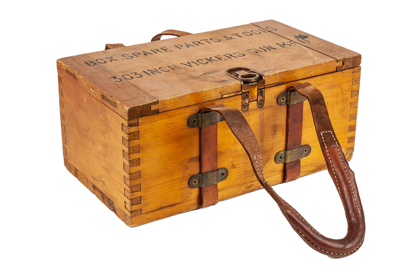 British Vickers Machine Gun Mark II Parts & Tool Box Only | Witherell's ...