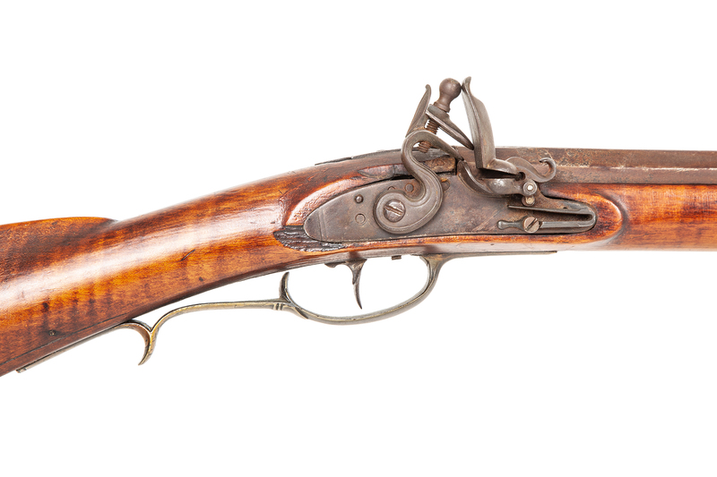American Pennsylvania Flintlock Long Fowler Musket | Witherell's ...
