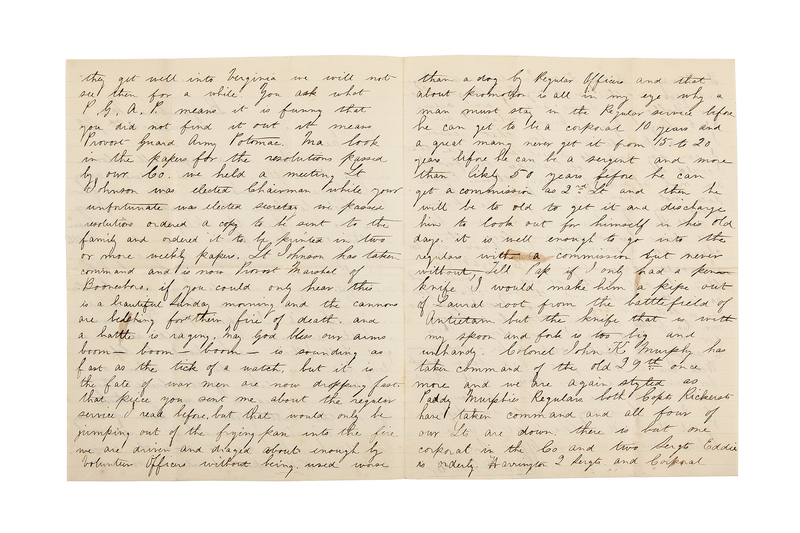 Civil War Soldier Letters | Witherell's Auction House