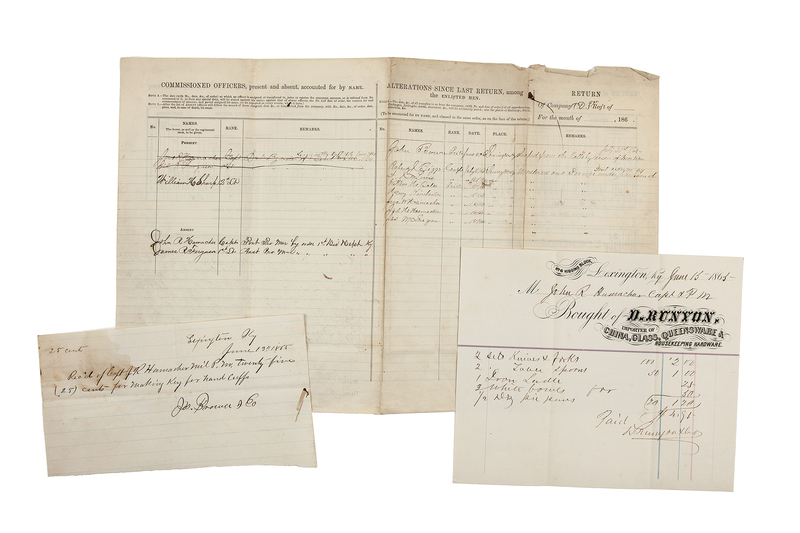 Civil War Era Military Documents | Witherell's Auction House