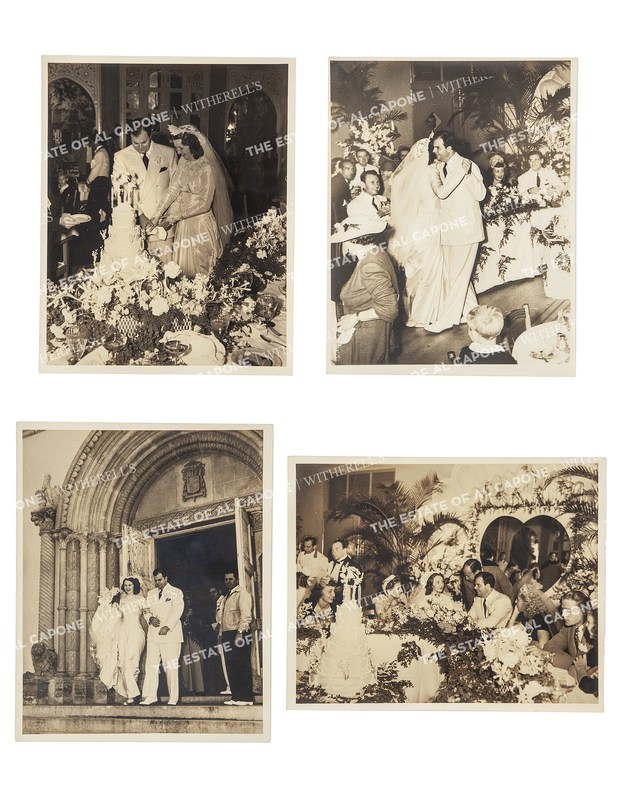 Four Vintage Silver Print Photographs of the Wedding Party of Sonny ...