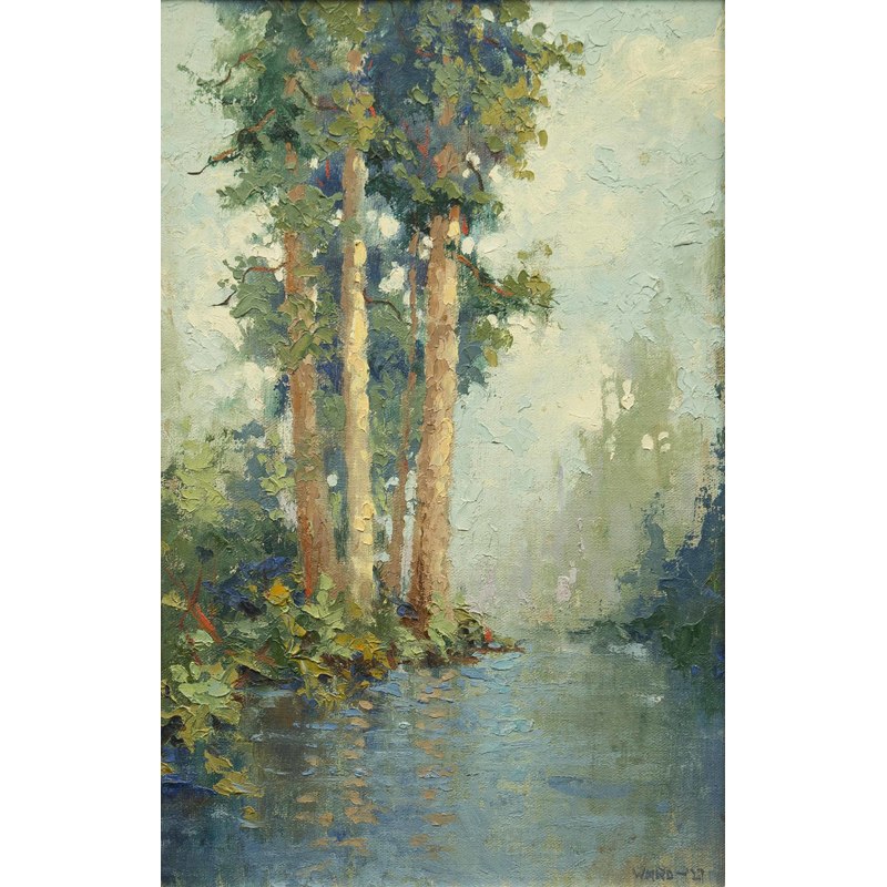 Harold Ward Landscape Oil Painting, 1927 | Witherell's Auction House