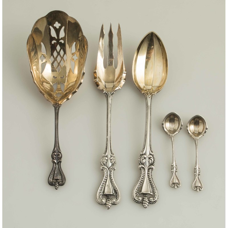 "Old Colonial" Sterling Utensils | Witherell's Auction House