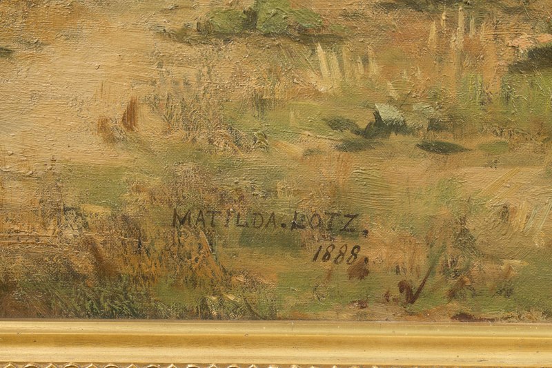 Matilda Lotz Painting | Witherell's Auction House