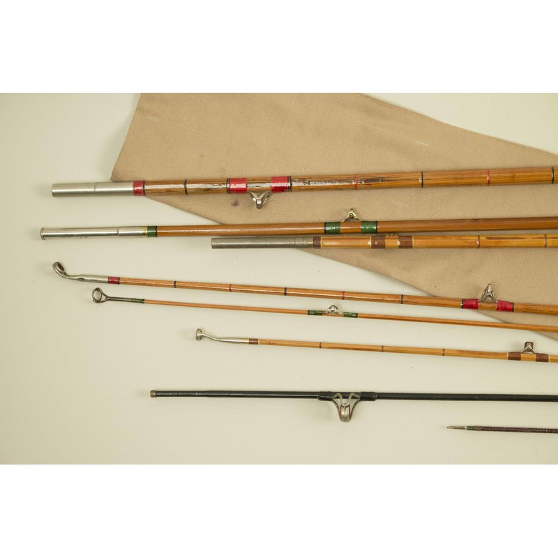 4 Vintage Spinning Rods | Witherell's Auction House