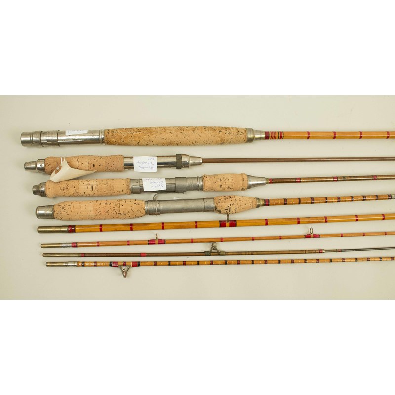 5 Vintage Spinning Rods | Witherell's Auction House