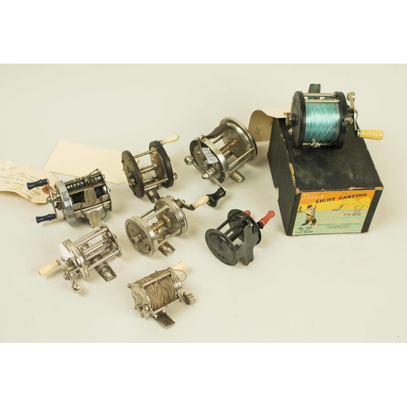 8 Vintage Fishing Reels | Witherell's Auction House