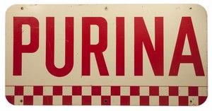Purina Sign | Witherell's Auction House