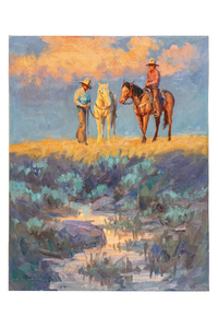 Martin Weekly (b. 1936) Painting, "Letter from Home" | Witherell's ...