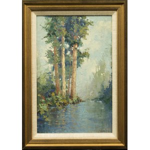 Harold Ward Landscape Oil Painting, 1927 | Witherell's Auction House