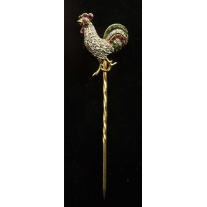 Rooster Pin | Witherell's Auction House